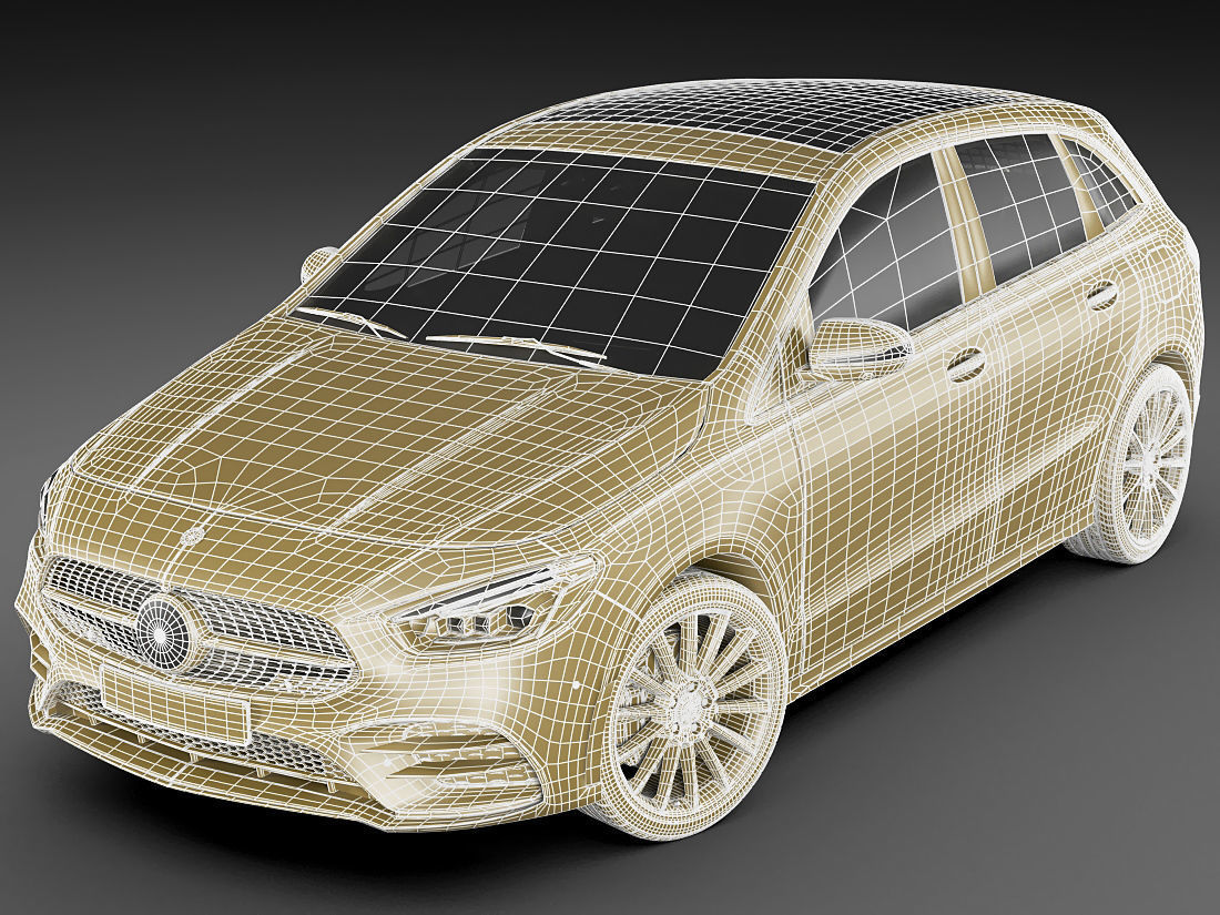 Mercedes B-class 2019 AMG line 3D model | CGTrader