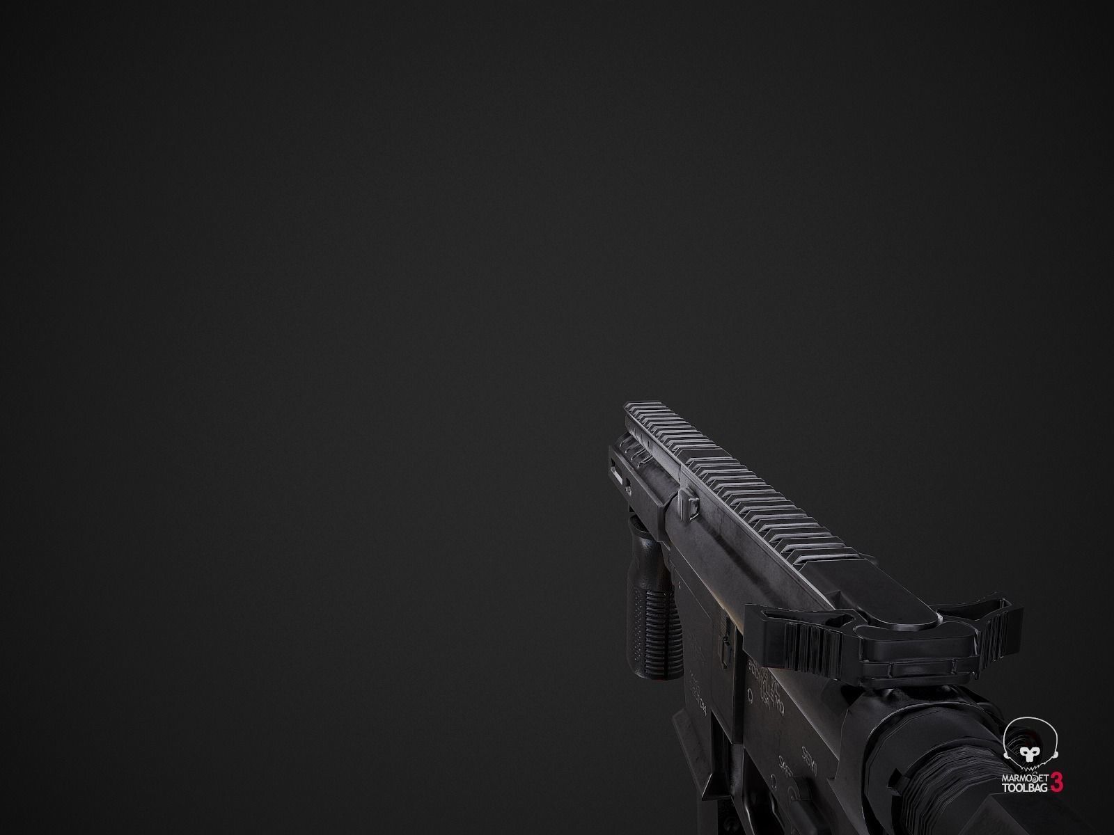 3D model MKGS BANSHEE - PBR Game Ready model VR-AR VR / AR / low-poly ...