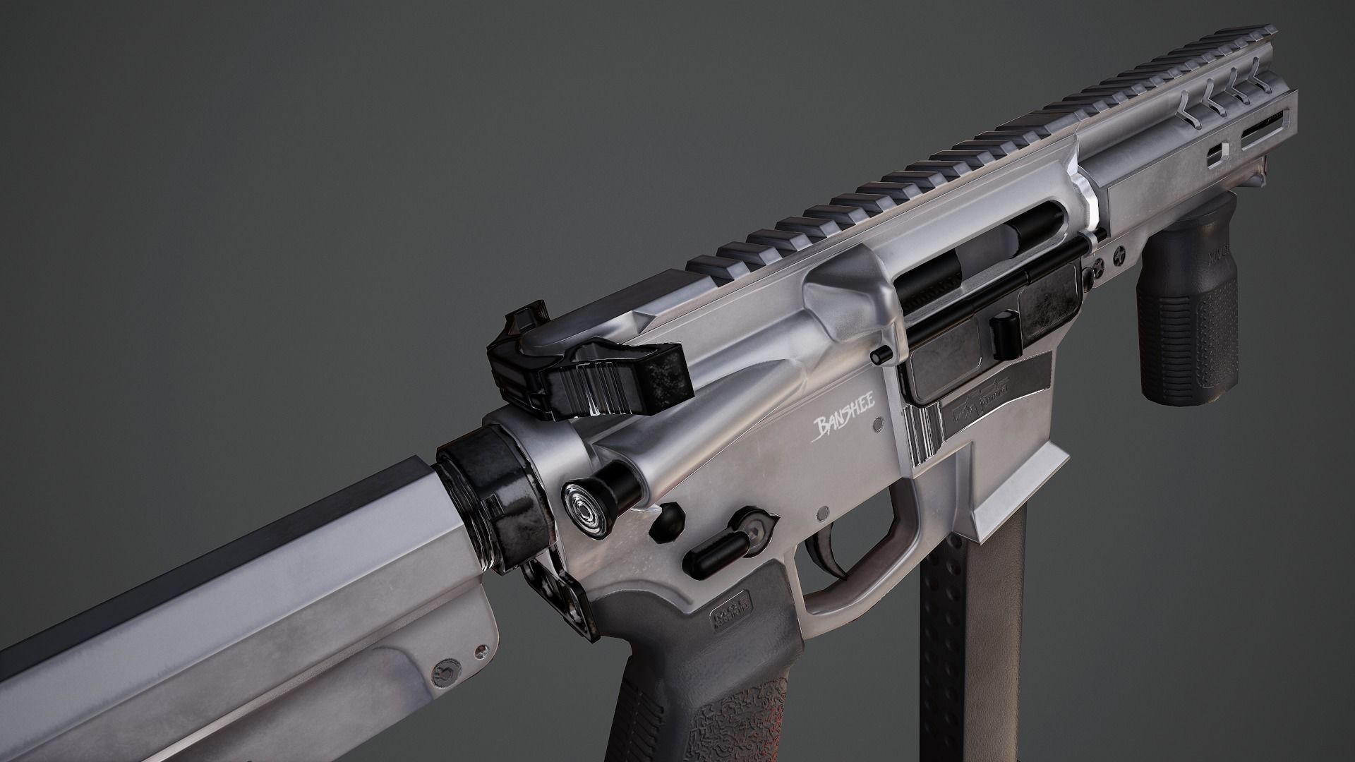 3D model MKGS BANSHEE - PBR Game Ready model VR-AR VR / AR / low-poly ...