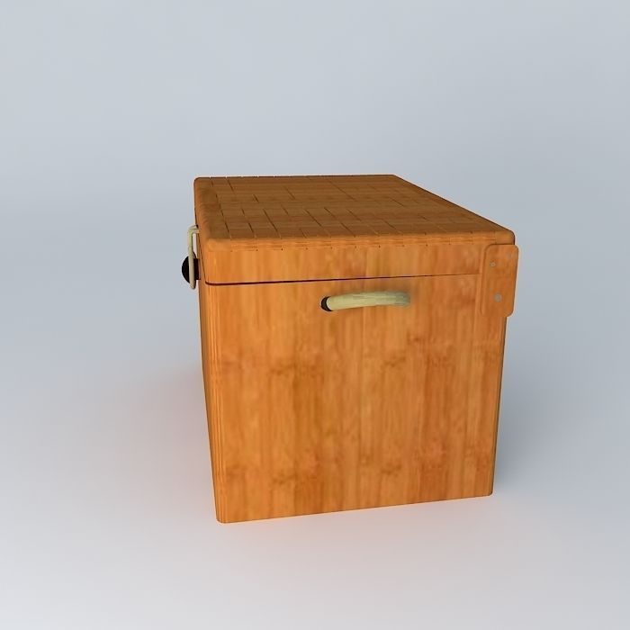 Wood Baul free 3D model | CGTrader