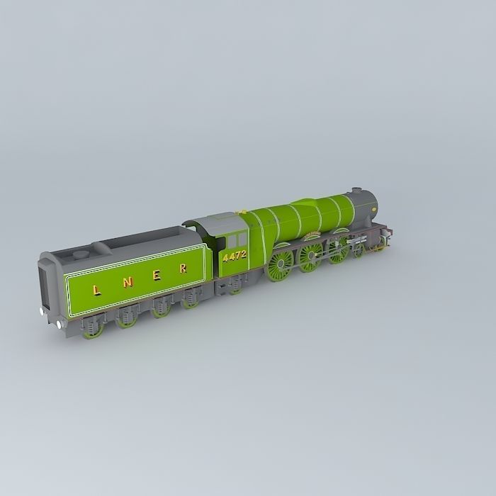 Flying Scotsman free 3D model | CGTrader