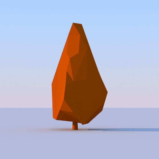 tree blue spruce Low Poly free VR / AR / low-poly 3D model | CGTrader