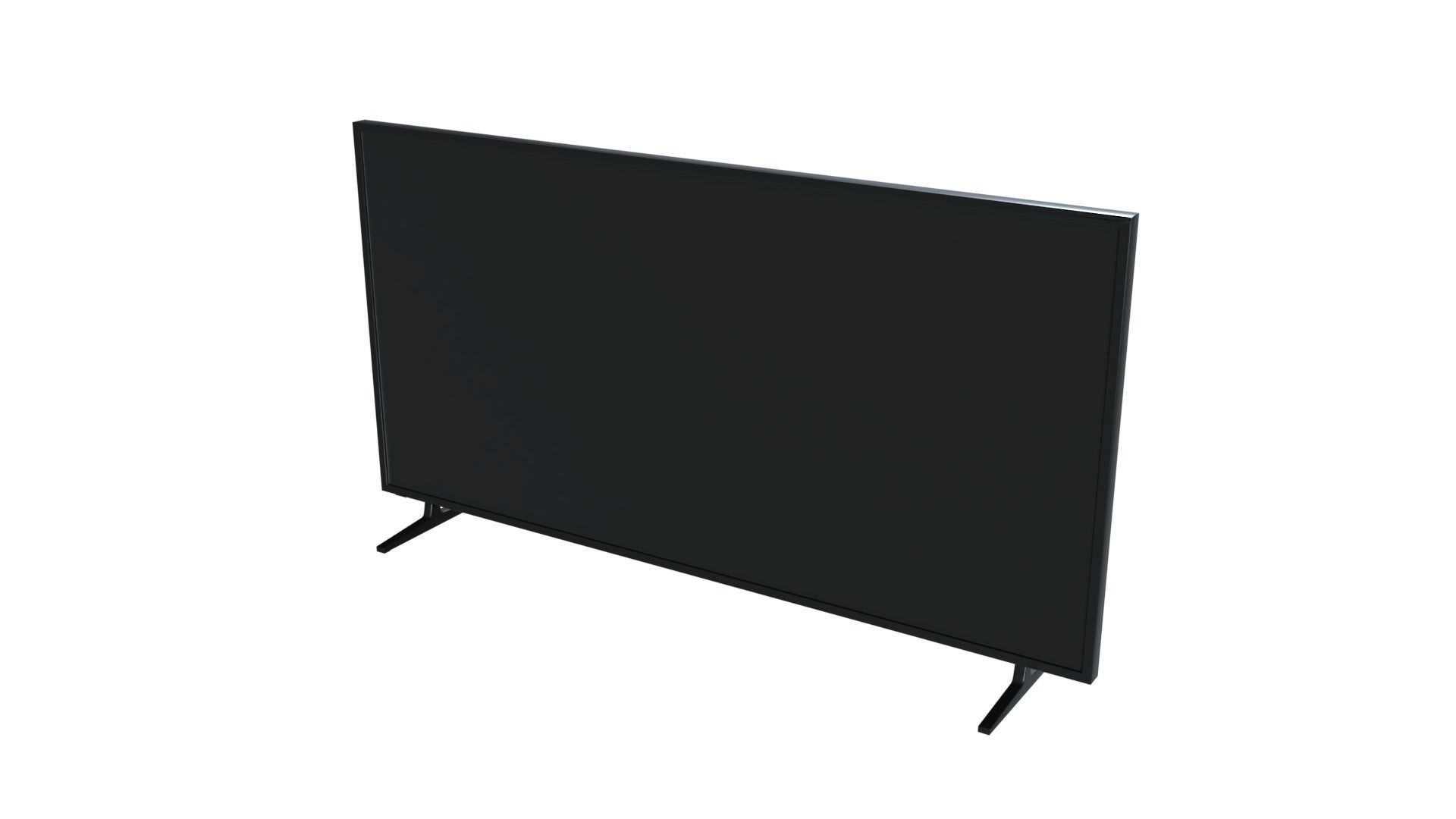 3D model Generic Low-poly Flat Screen TV VR / AR / low-poly | CGTrader