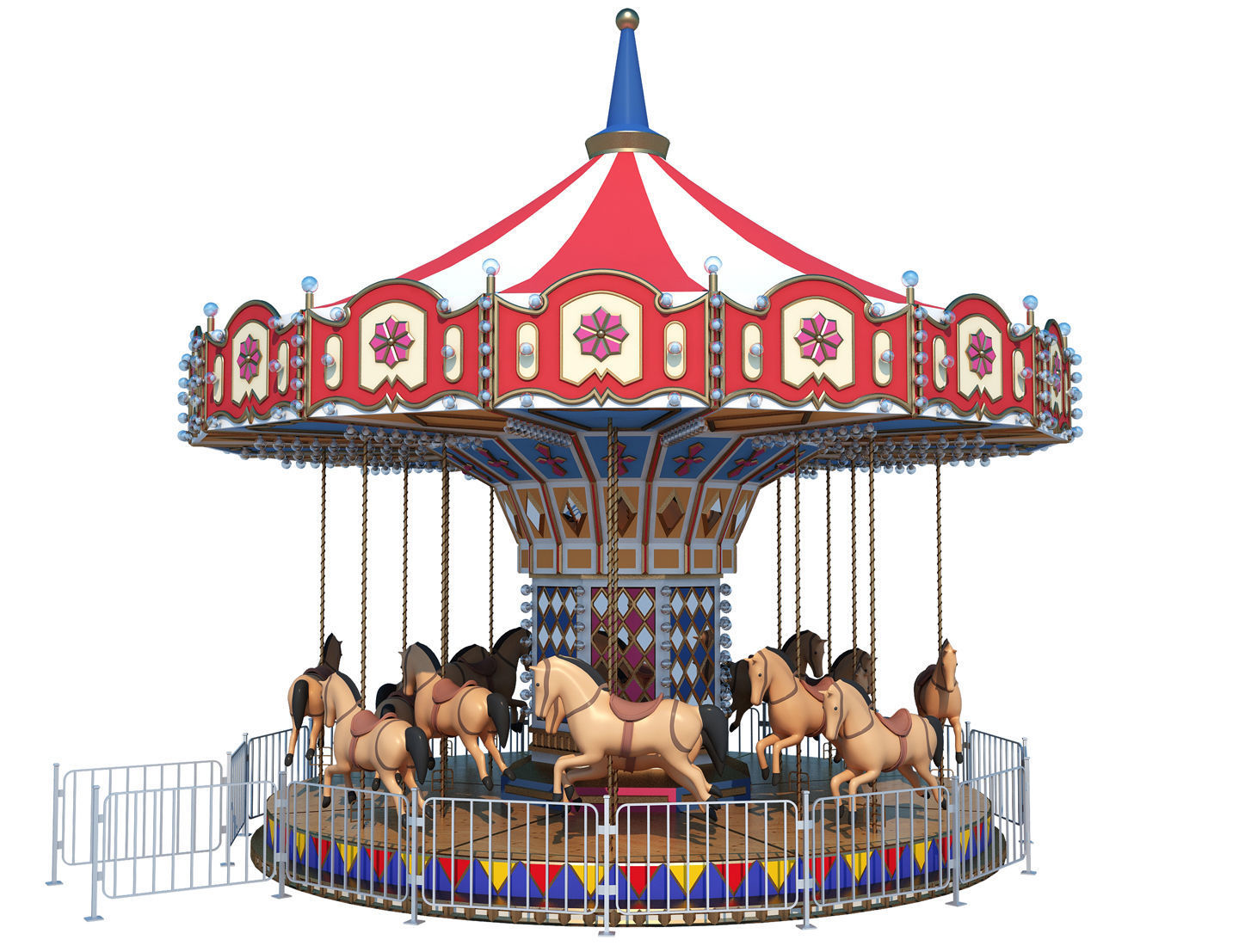 Carousel Ride 3D model | CGTrader