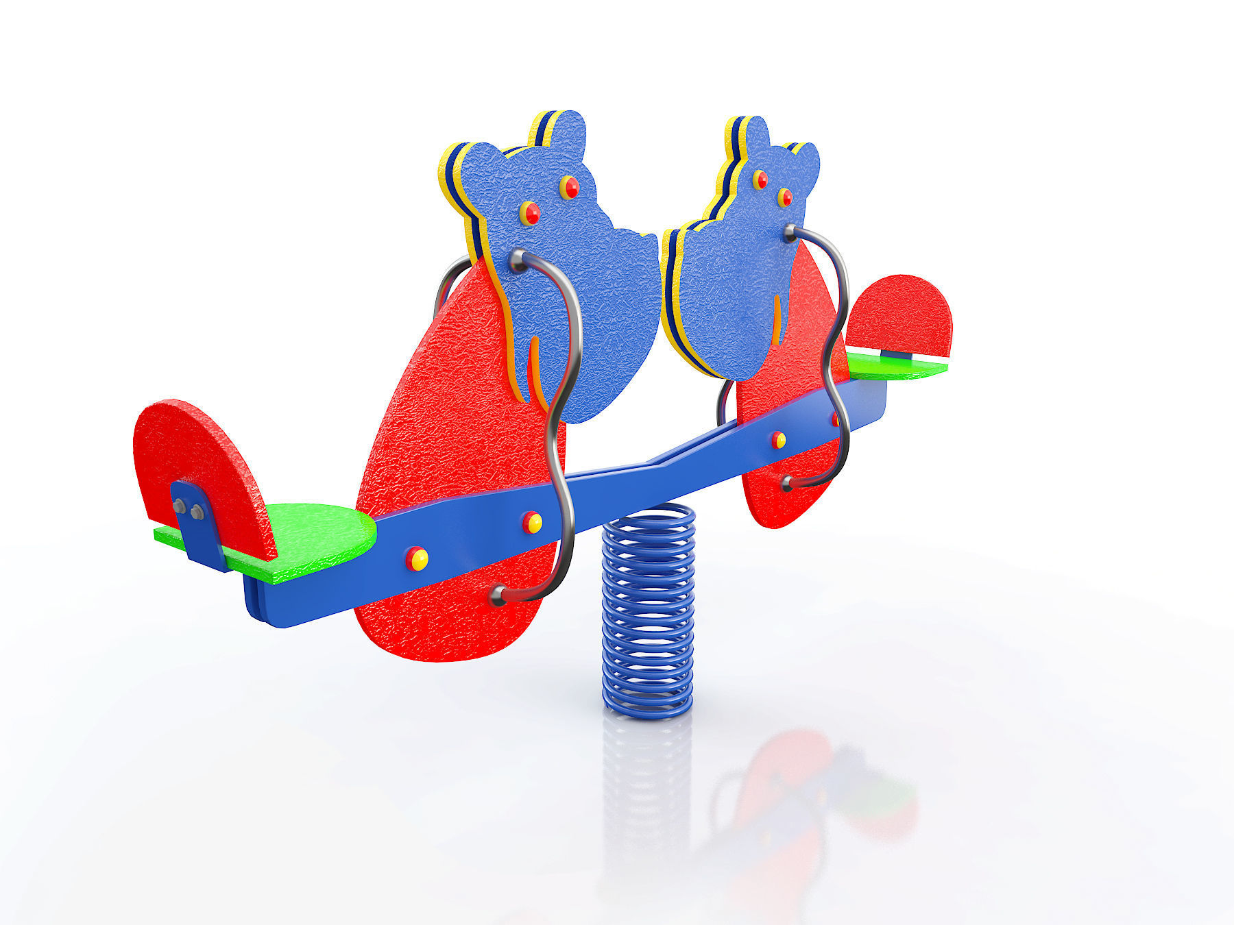 Playground Kids Children Teeter Totter 3D model | CGTrader