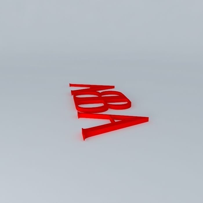 ABBA Logo free 3D model | CGTrader