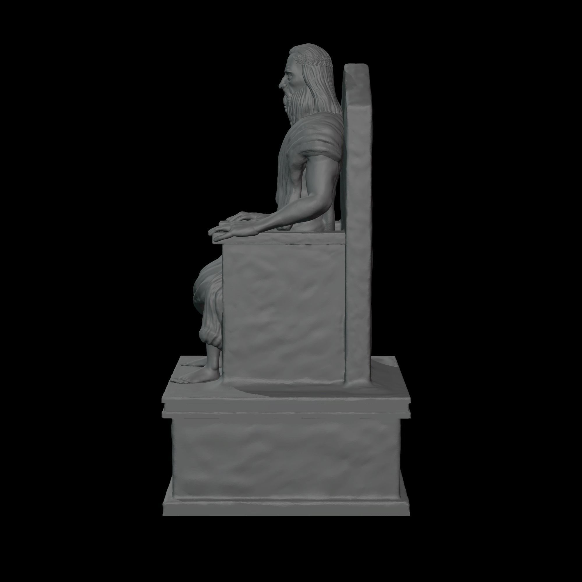 Zeus god printable 3D model 3D printable | CGTrader