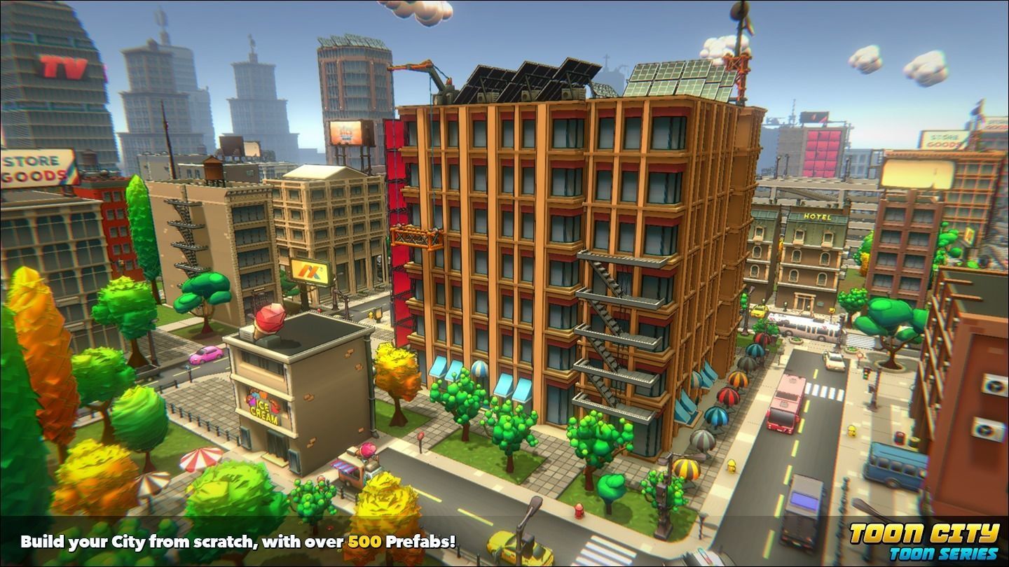 3D model Toon City VR / AR / low-poly | CGTrader
