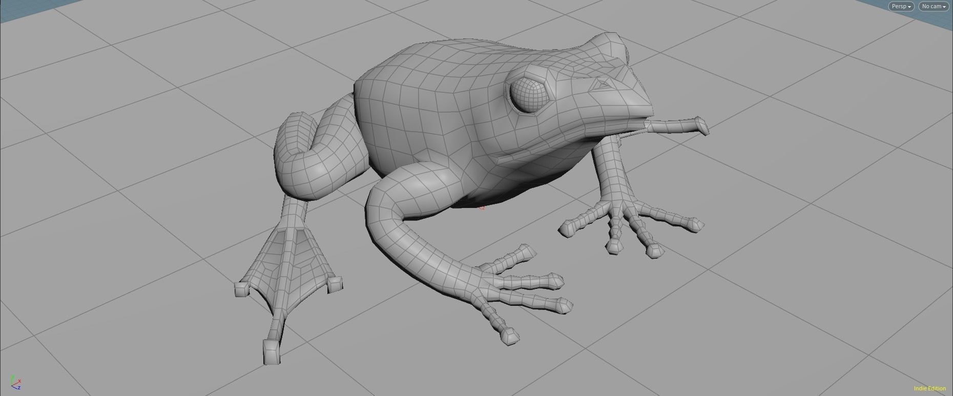 3D model Frog basemesh 5k tris VR / AR / low-poly | CGTrader