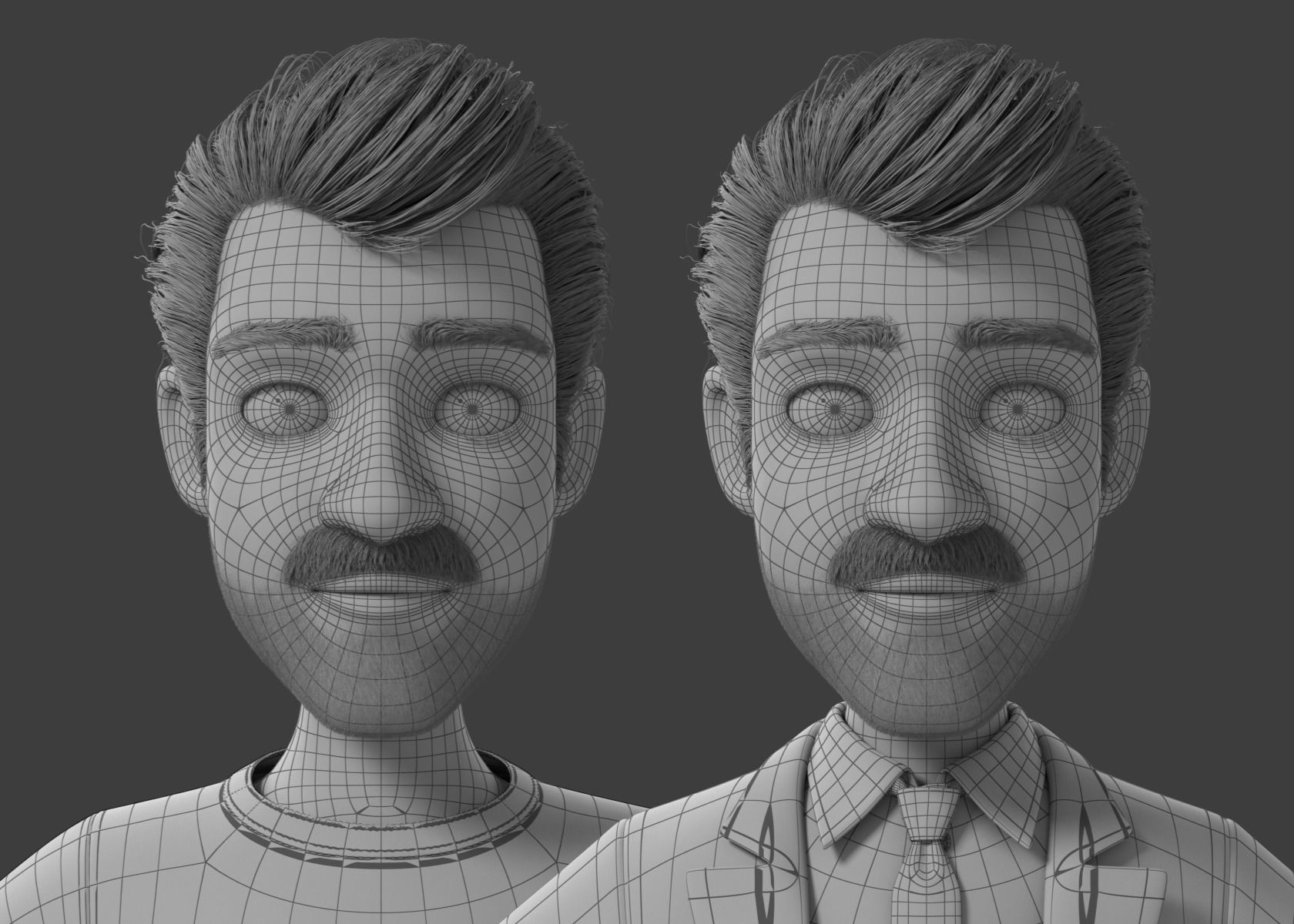 Cartoon Man 3D model | CGTrader