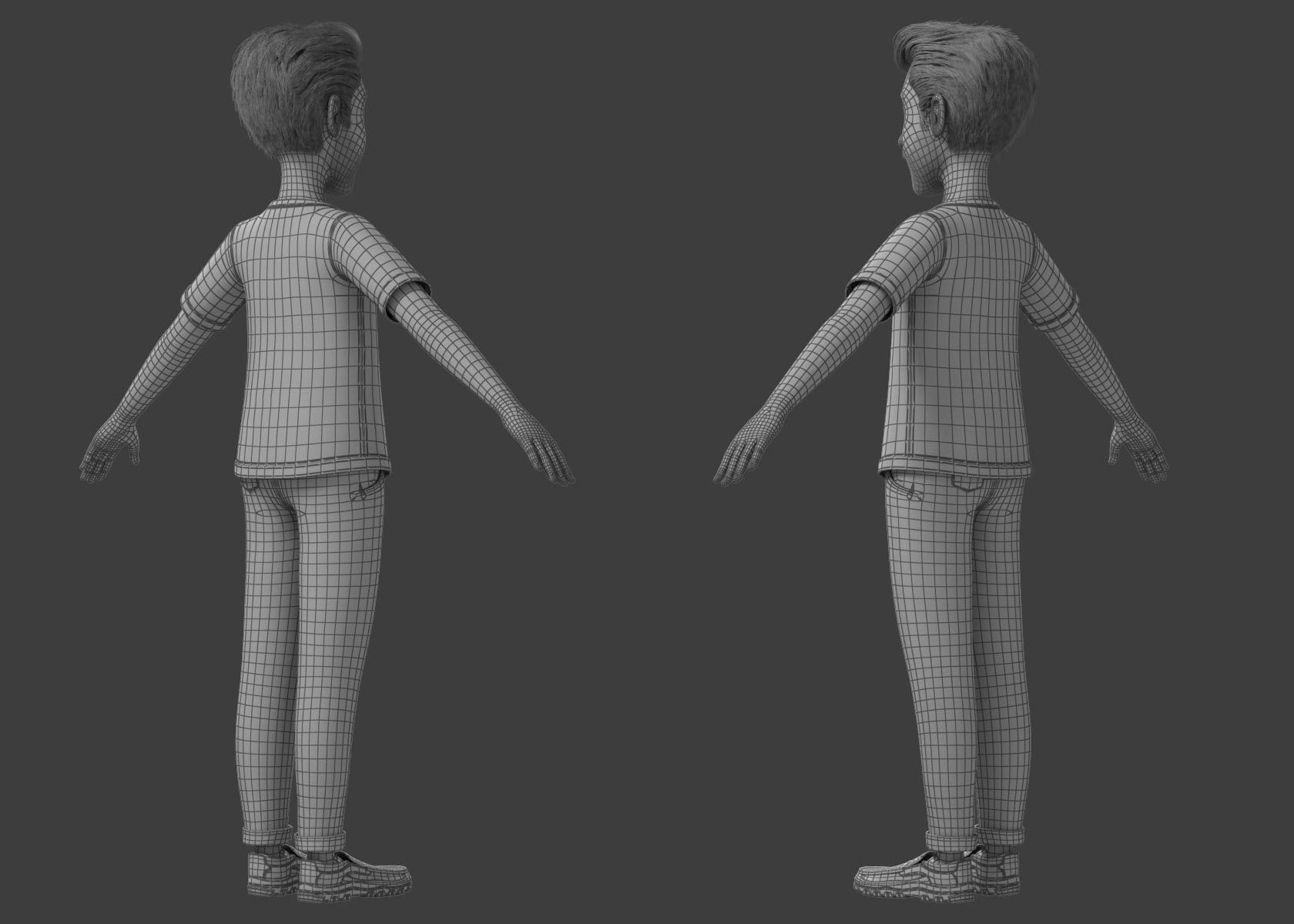 Cartoon Man 3D model | CGTrader