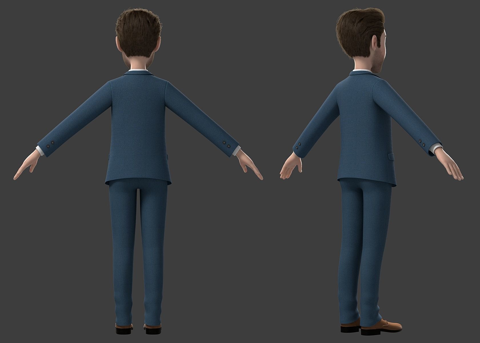 Cartoon Man 3D model | CGTrader