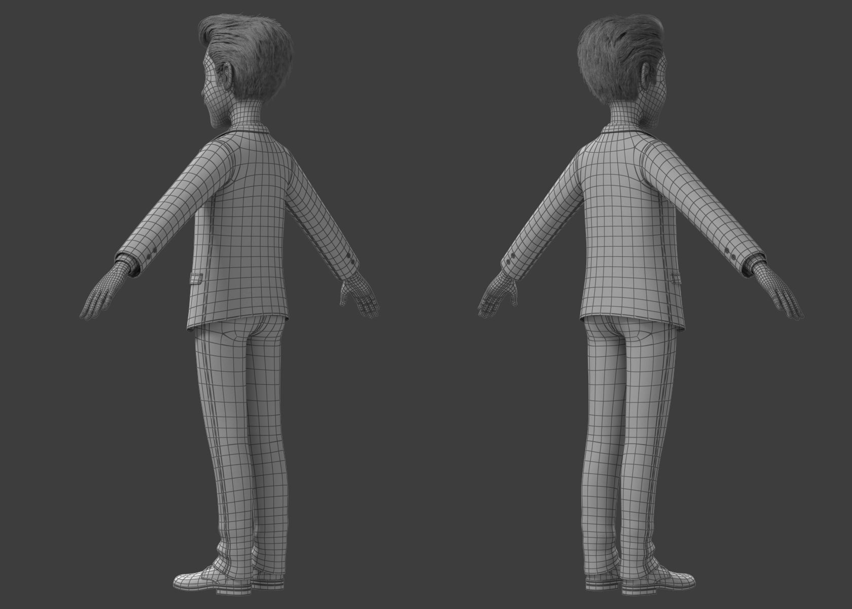 Cartoon Man 3D model | CGTrader