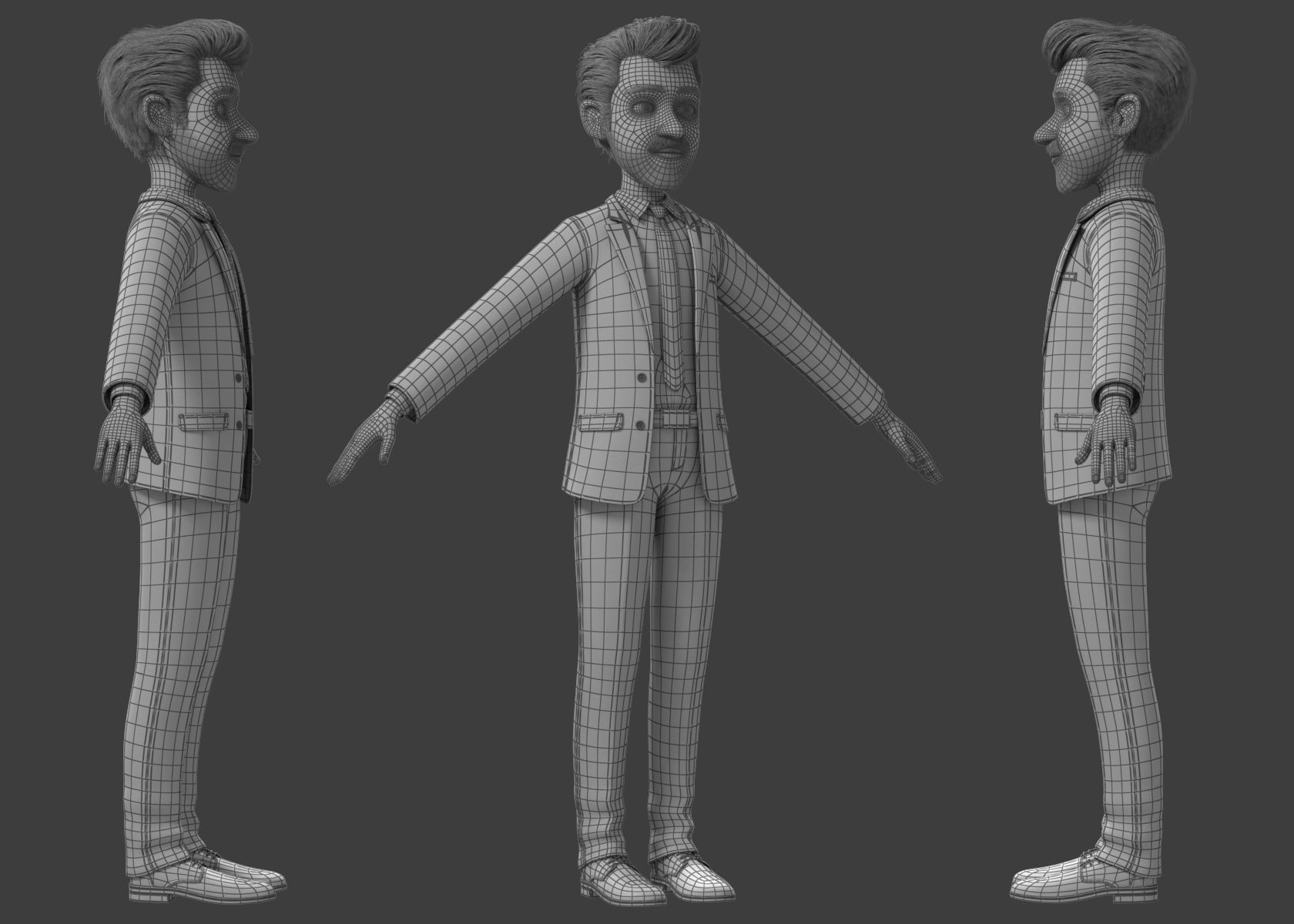 Cartoon Man 3D model | CGTrader