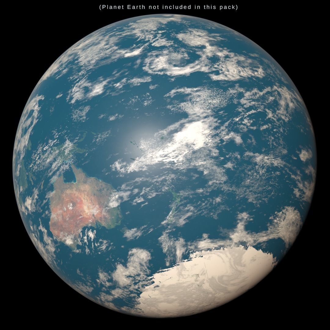 3D model Cloud map pack 10 units 16K VR / AR / low-poly | CGTrader