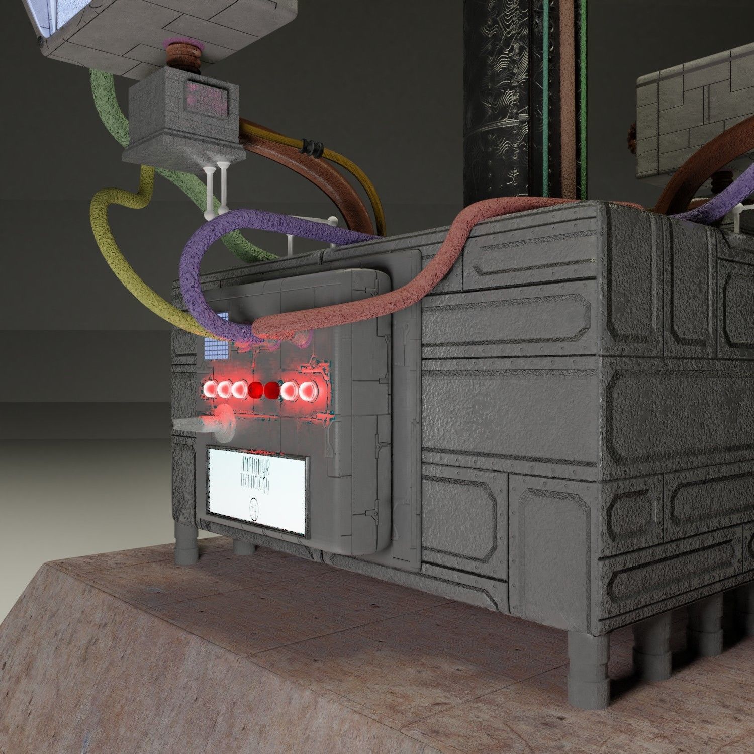 Blade Runner Street Lamp 3D model | CGTrader