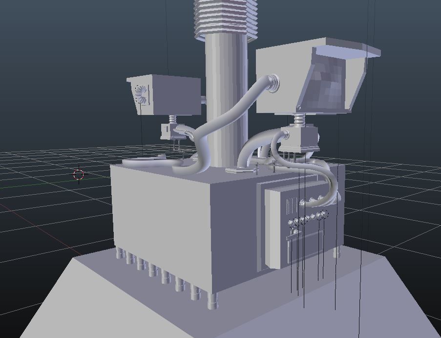 Blade Runner Street Lamp 3D model | CGTrader