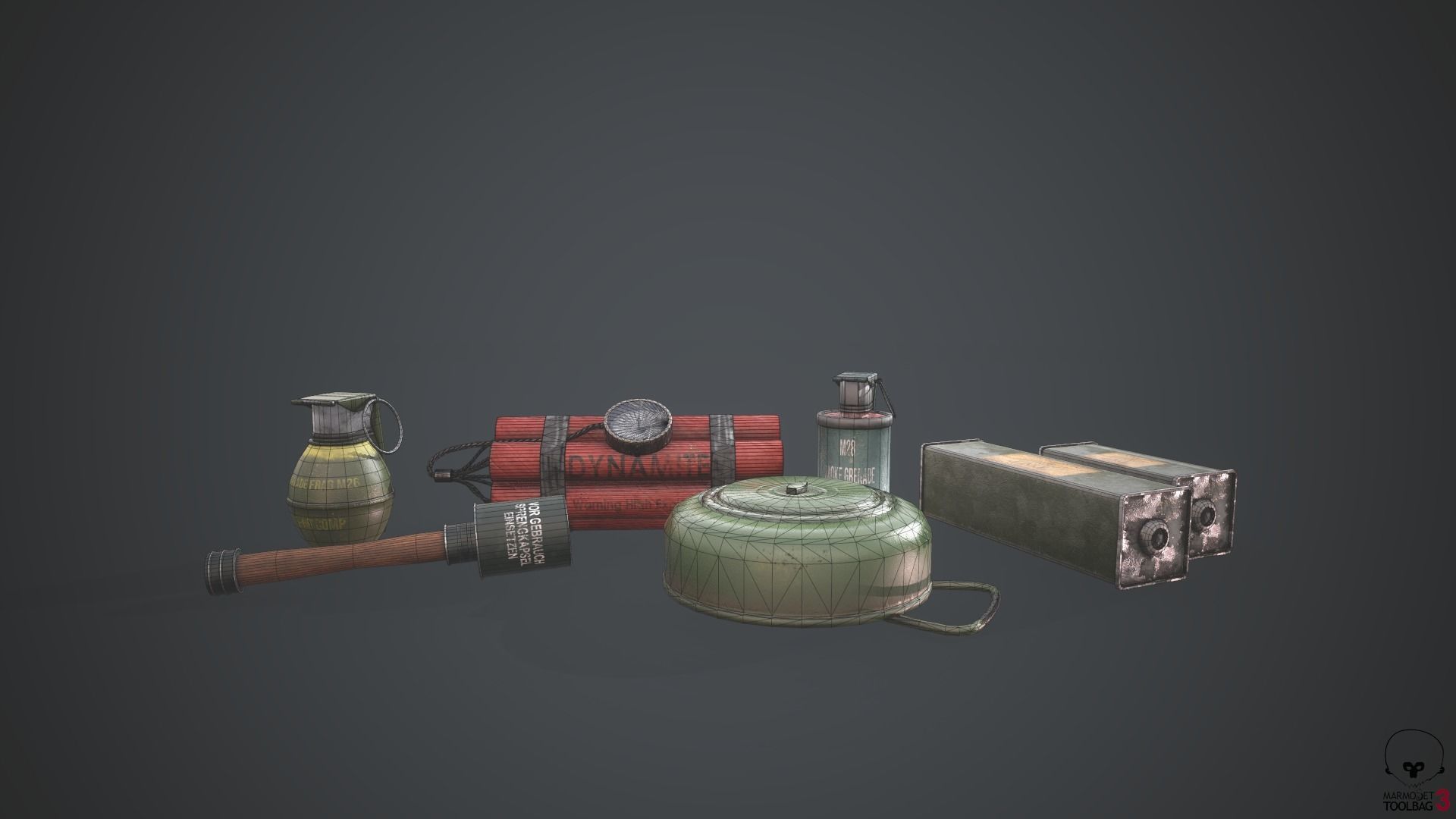 3D Model Collection WW2 Pack VR / AR / low-poly | CGTrader