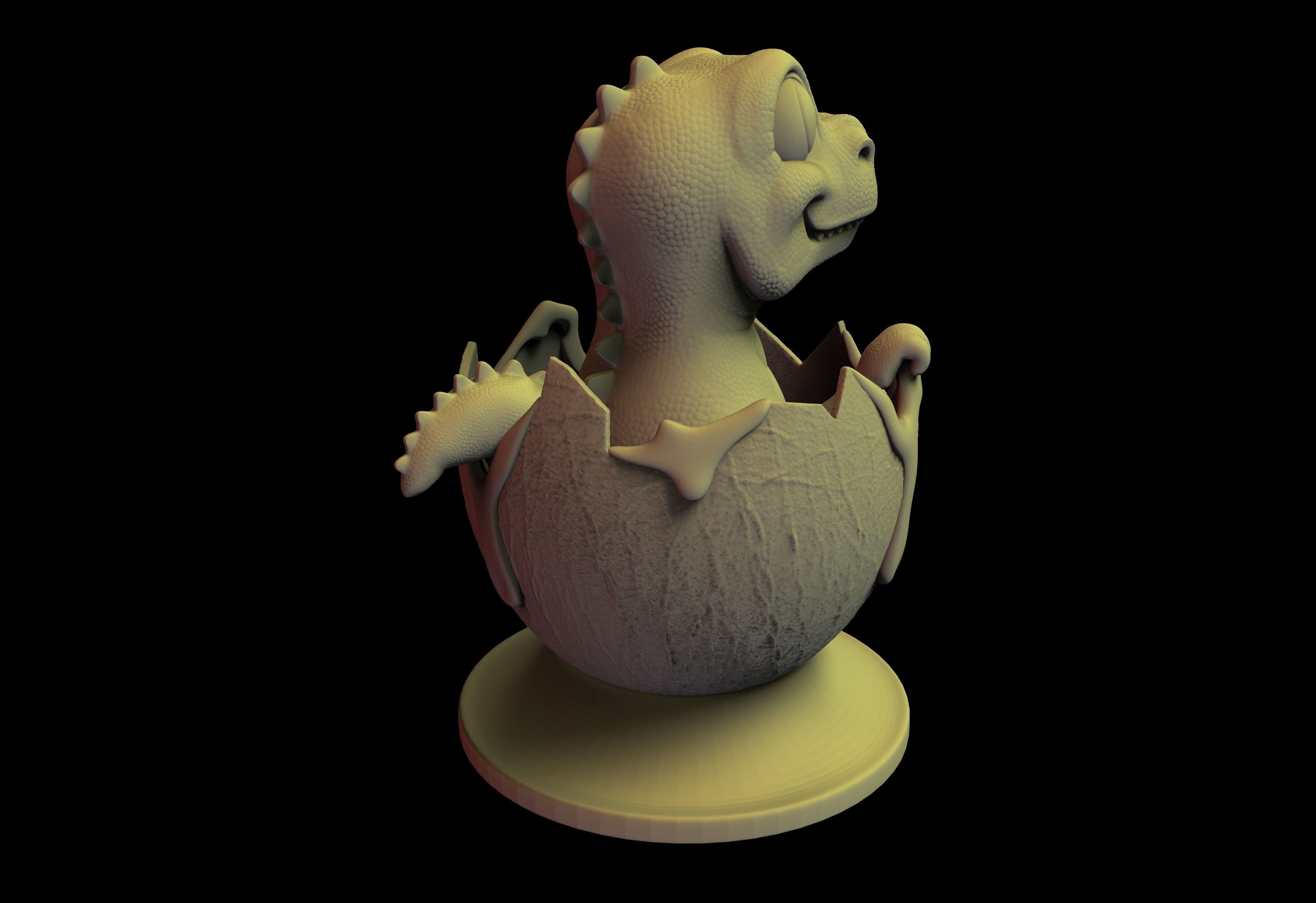 Dino Baby 3D model 3D printable | CGTrader
