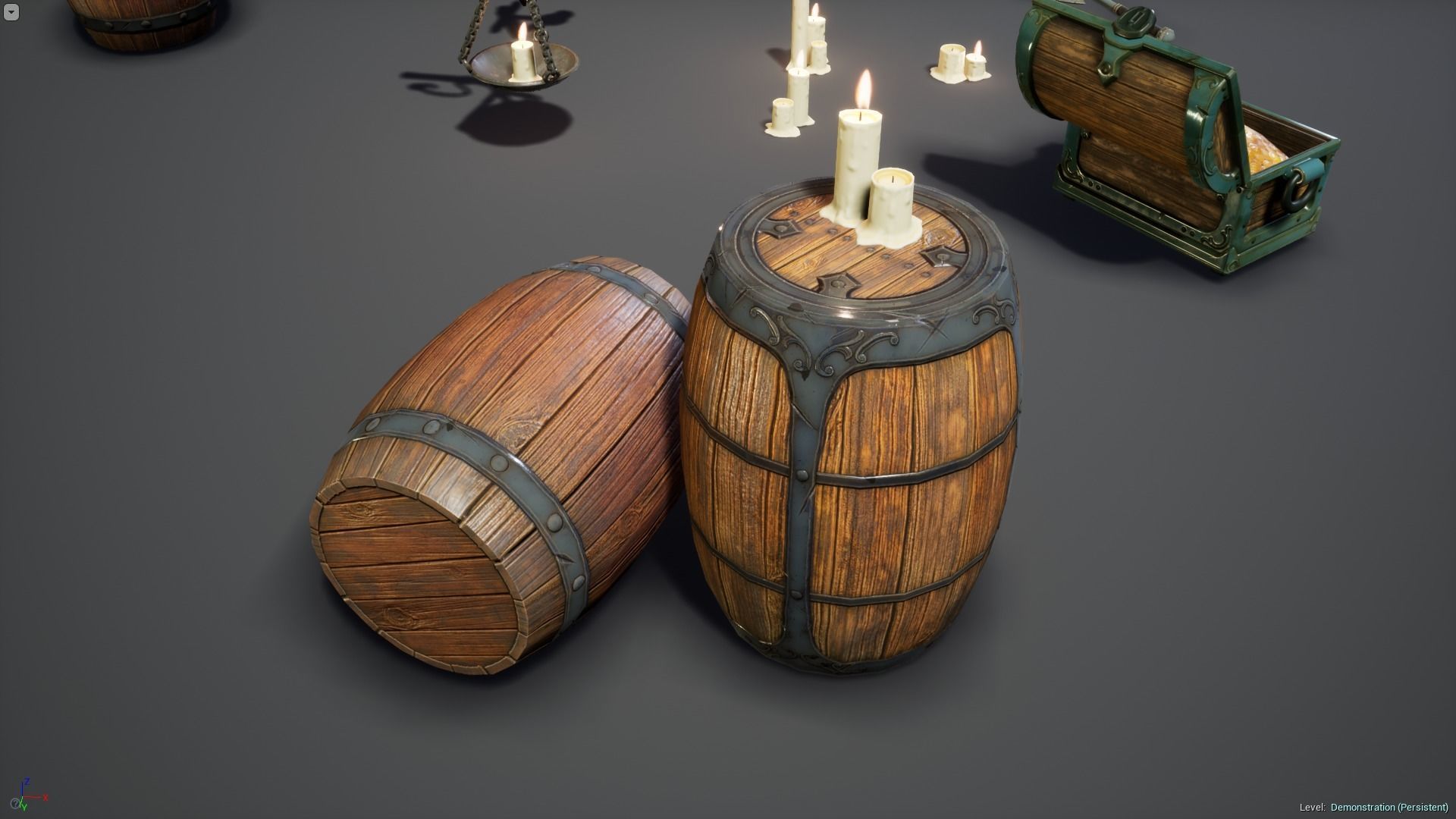 3D model Fantasy Props Interior Pack VR / AR / low-poly | CGTrader