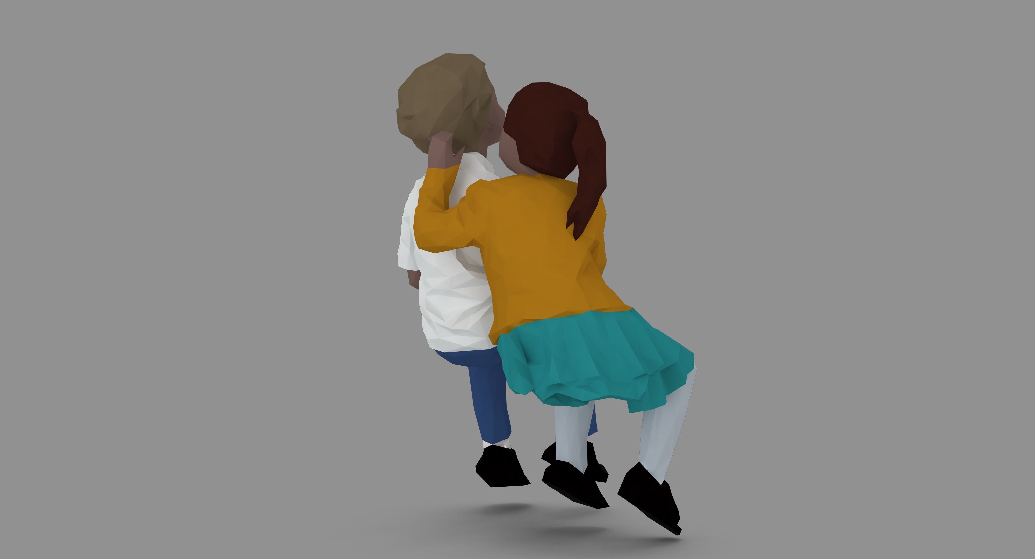 3D model Children 3k 520 VR / AR / low-poly | CGTrader