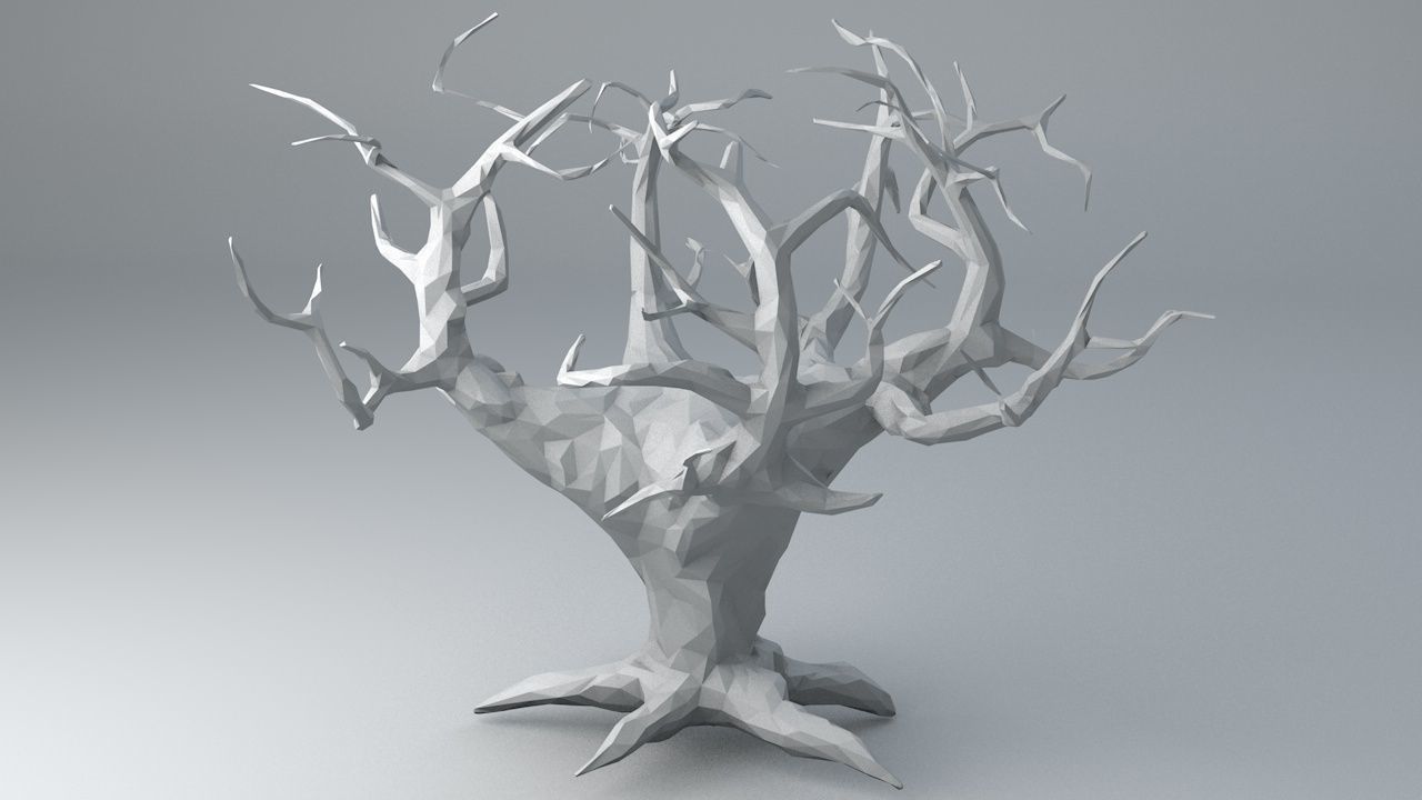 3D model The Crystal Tree of Life VR / AR / low-poly | CGTrader