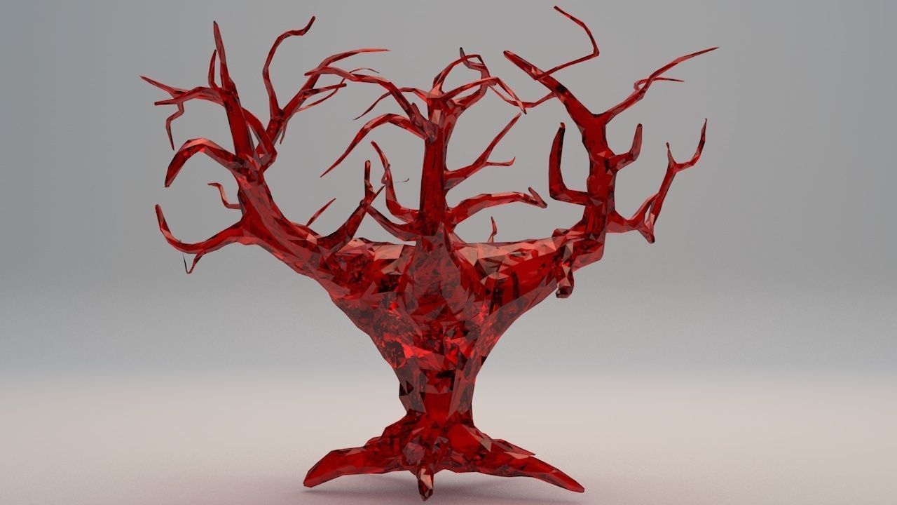 3D model The Crystal Tree of Life VR / AR / low-poly | CGTrader