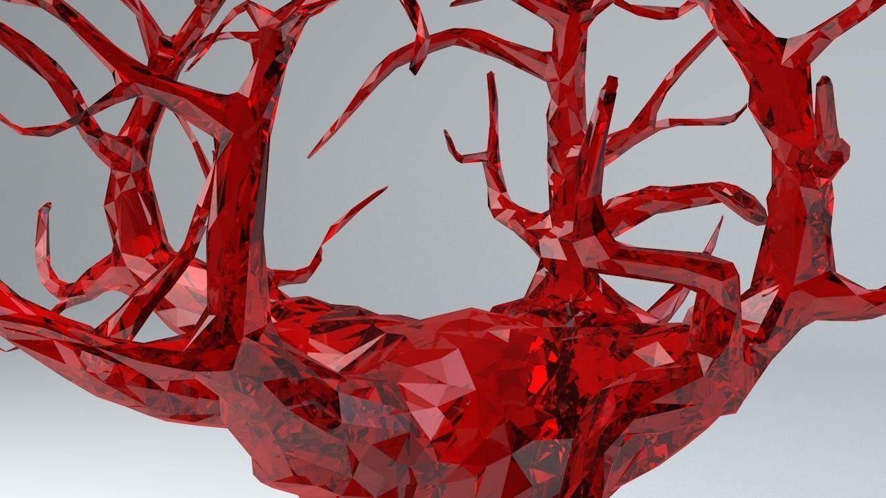 3D model The Crystal Tree of Life VR / AR / low-poly | CGTrader