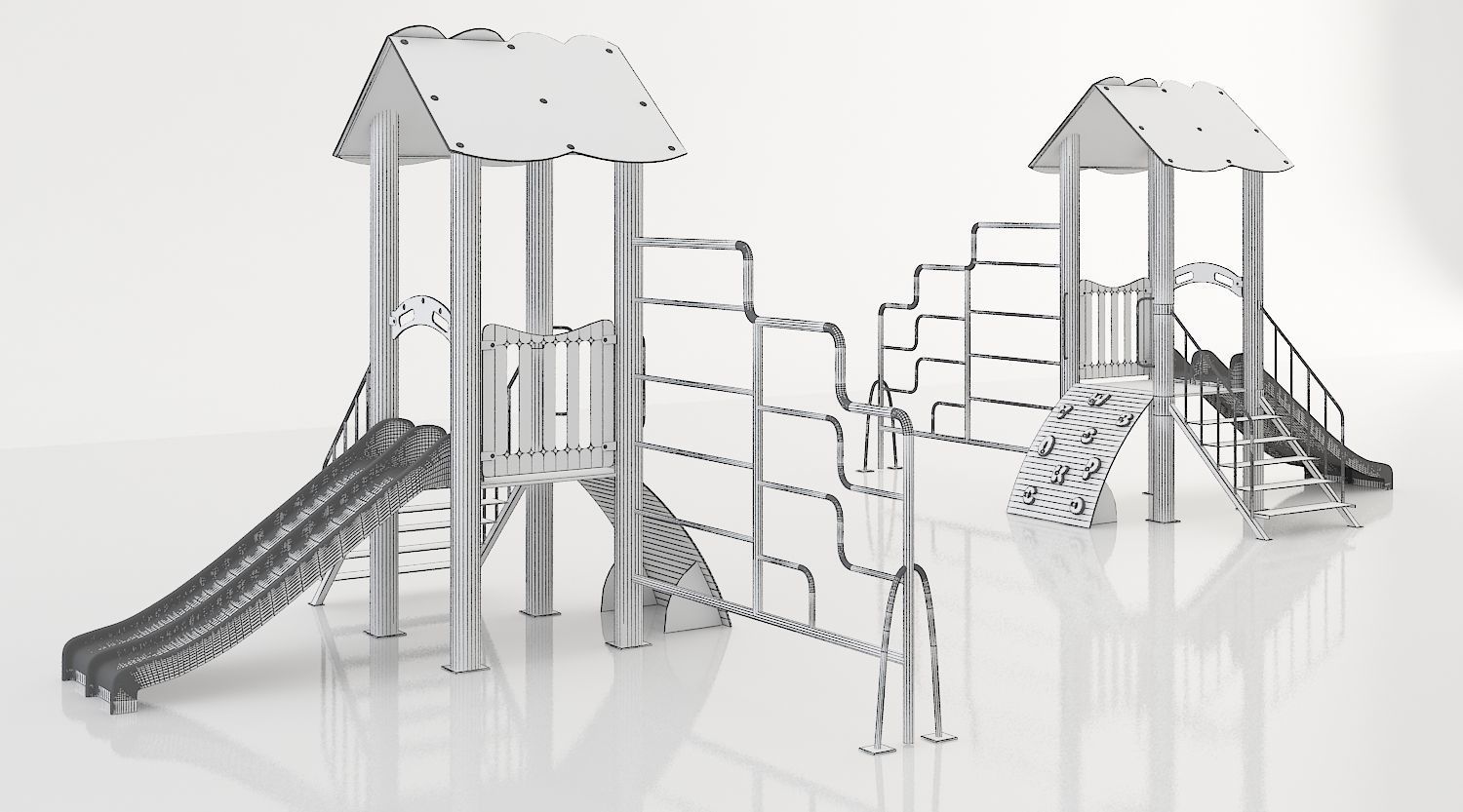 kids child playground 3d model 5 3D model | CGTrader