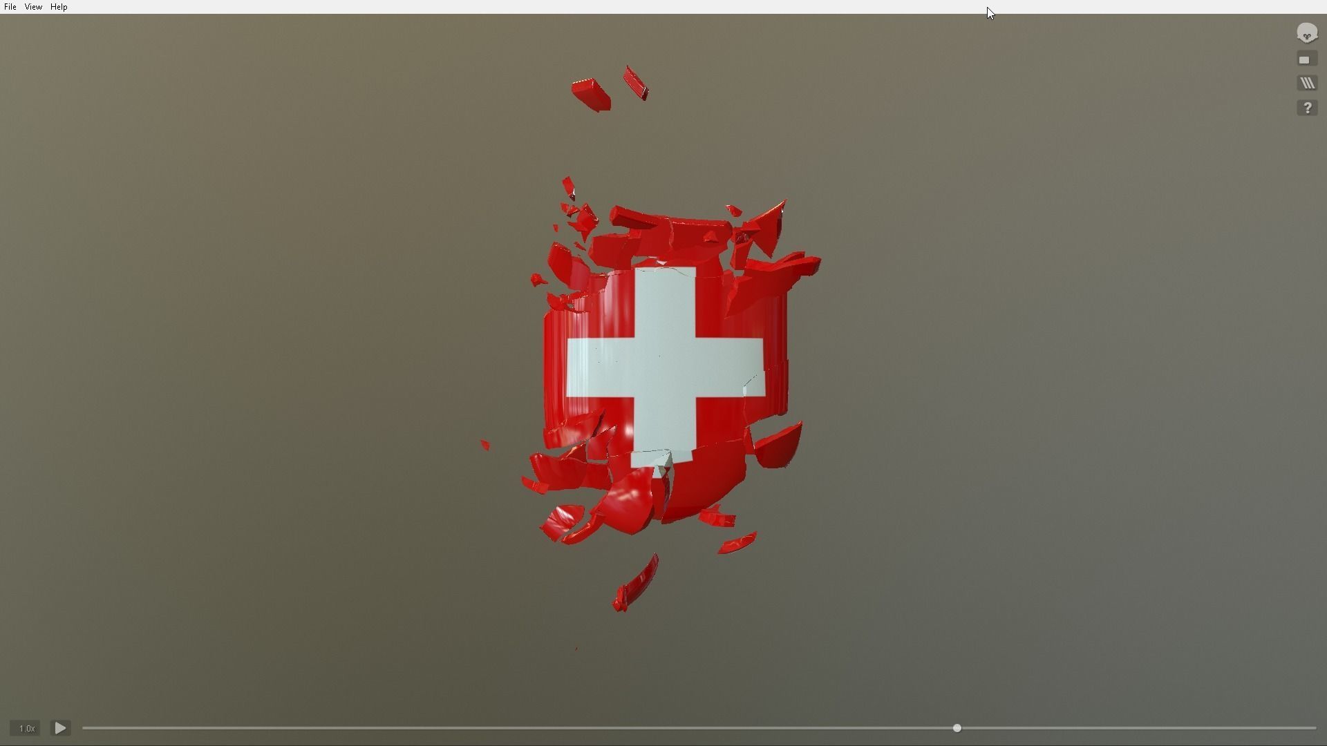 Shield animation 3D model animated | CGTrader