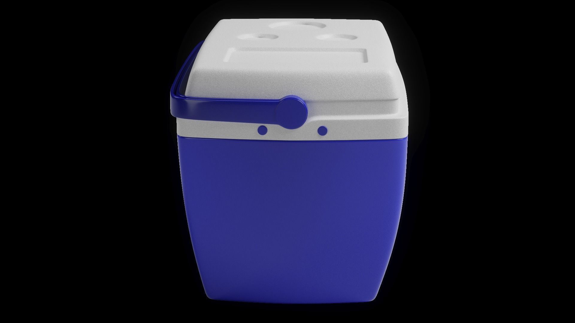 Cooler ice box 3D model rigged | CGTrader