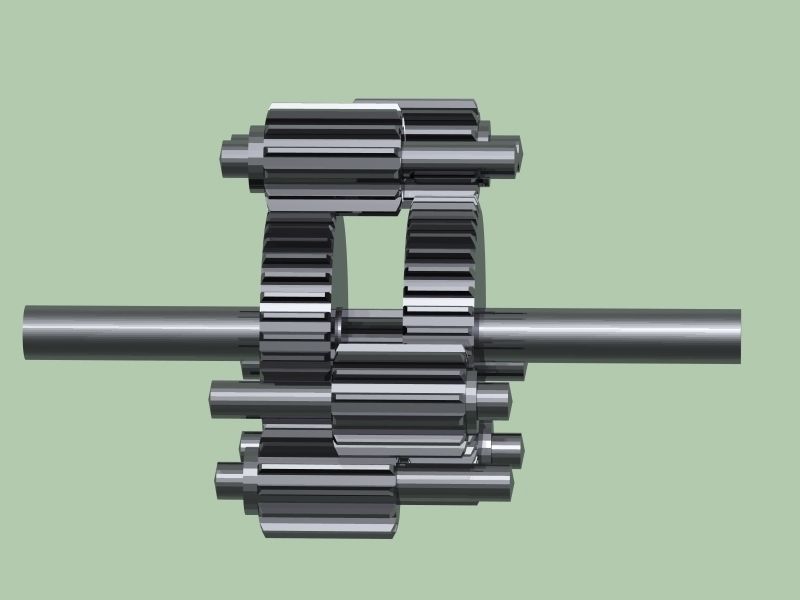 Planetary gear differential 3D model | CGTrader
