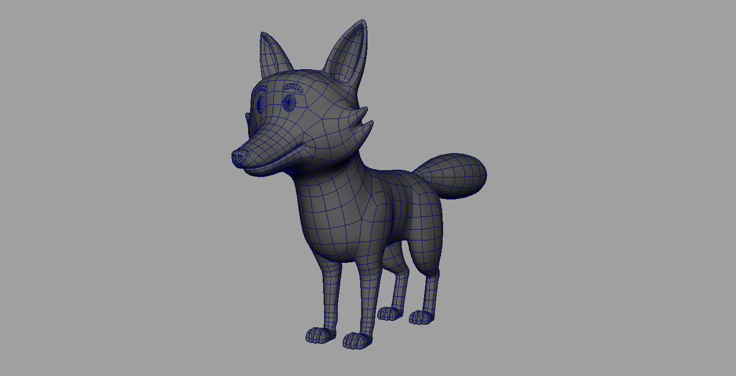 3D model Fox Rigged VR / AR / low-poly rigged | CGTrader