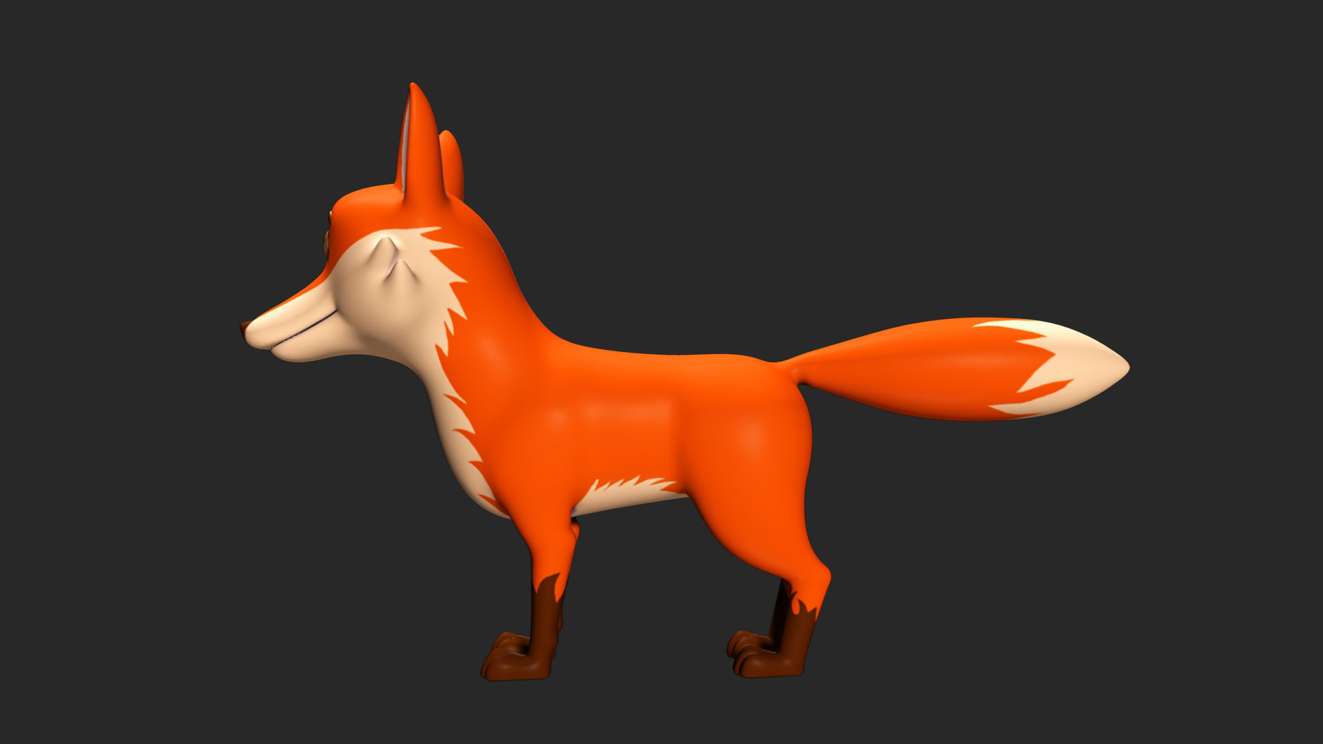 3D model Fox Rigged VR / AR / low-poly rigged | CGTrader