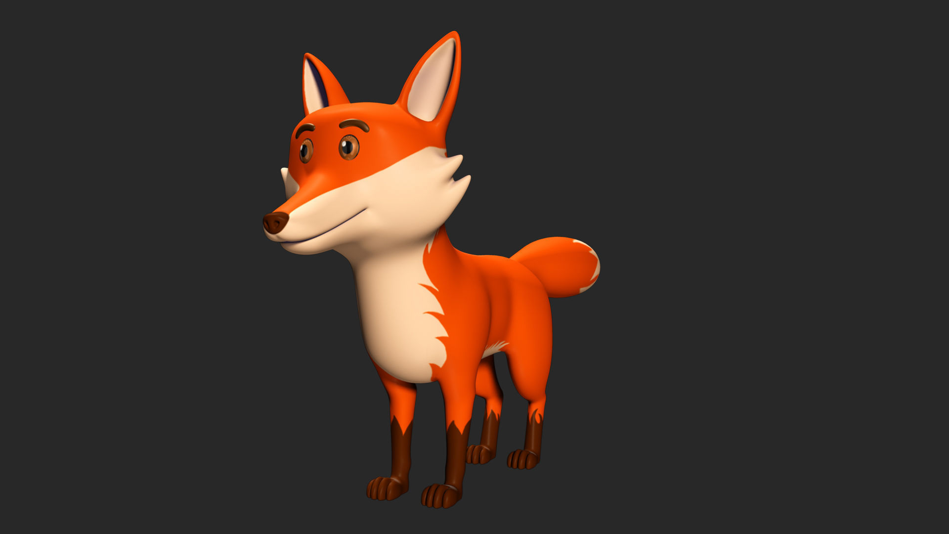 3D model Fox Rigged VR / AR / low-poly rigged | CGTrader