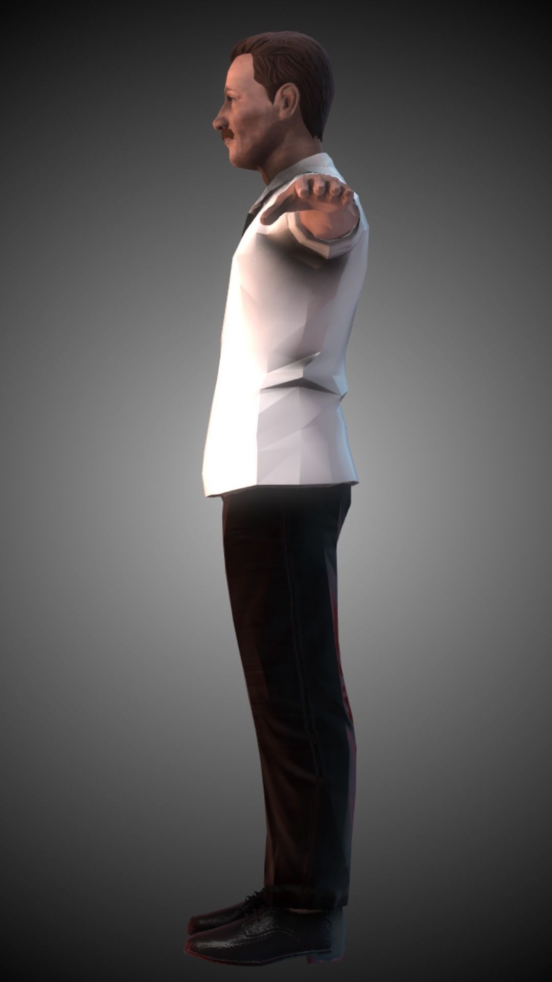 3D model Boxing Referee VR / AR / low-poly rigged animated | CGTrader