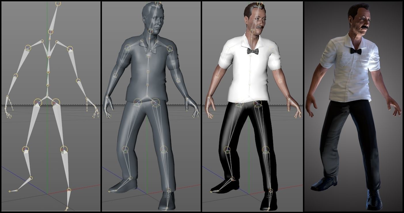 3D model Boxing Referee VR / AR / low-poly rigged animated | CGTrader