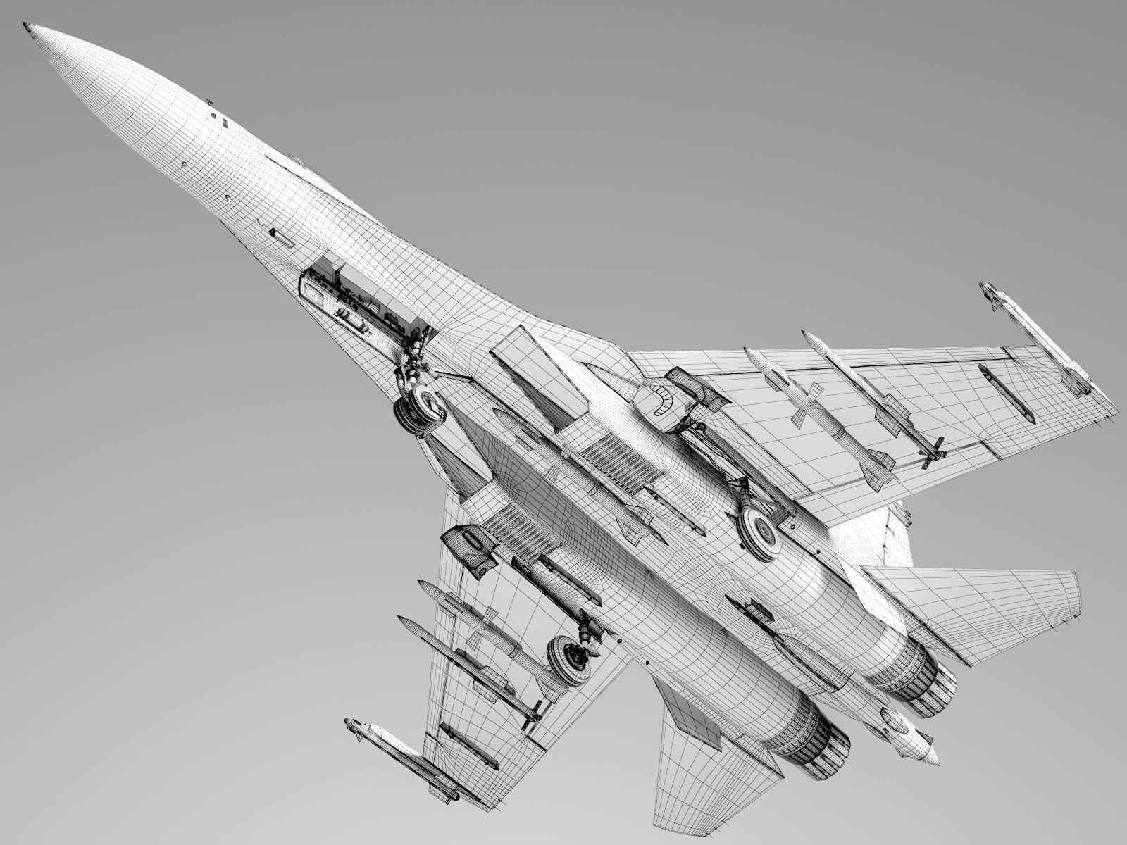 Sukhoi Su-35 Flanker-E 3D model | CGTrader
