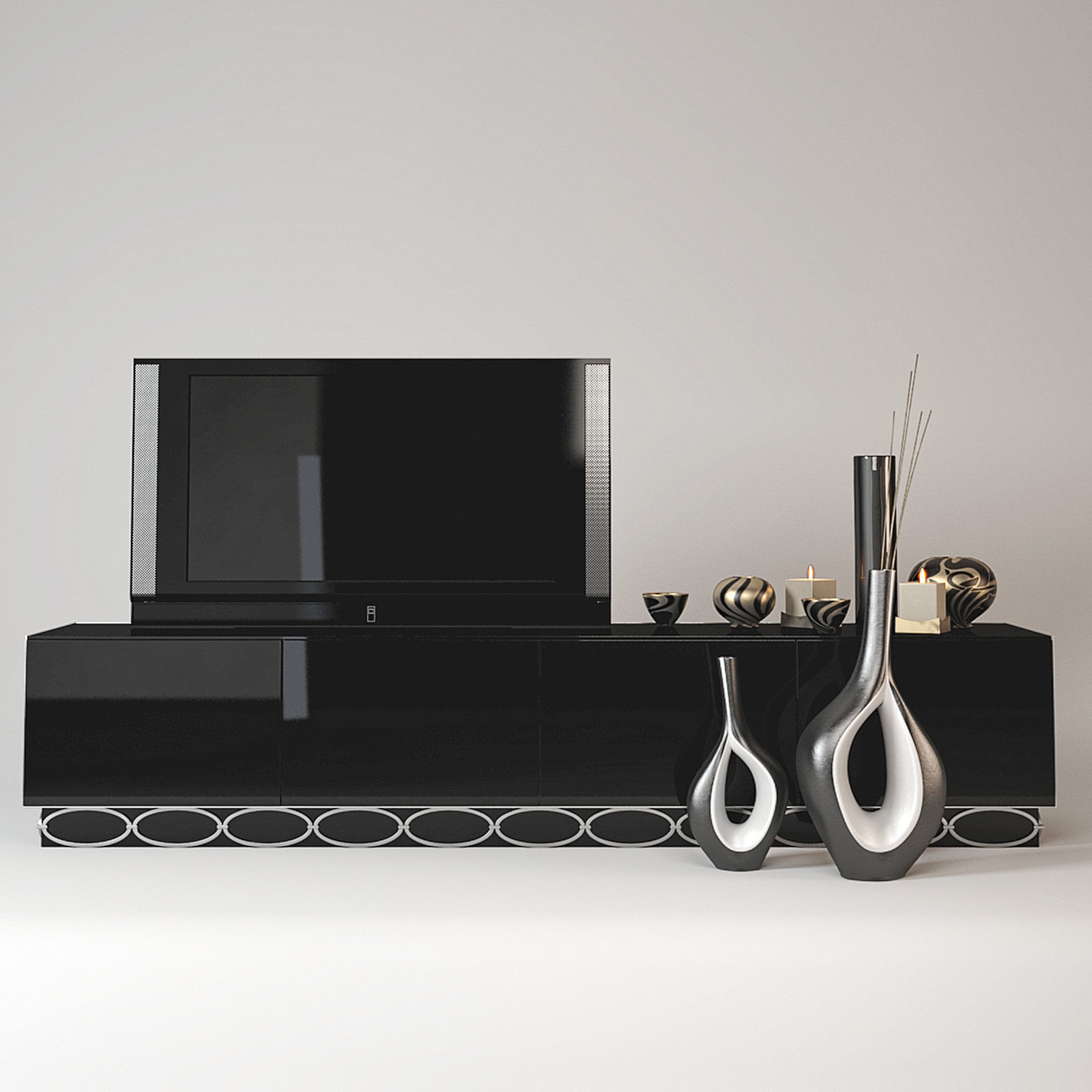 Visionnaire Gareth TV Cabinet 3D model | CGTrader