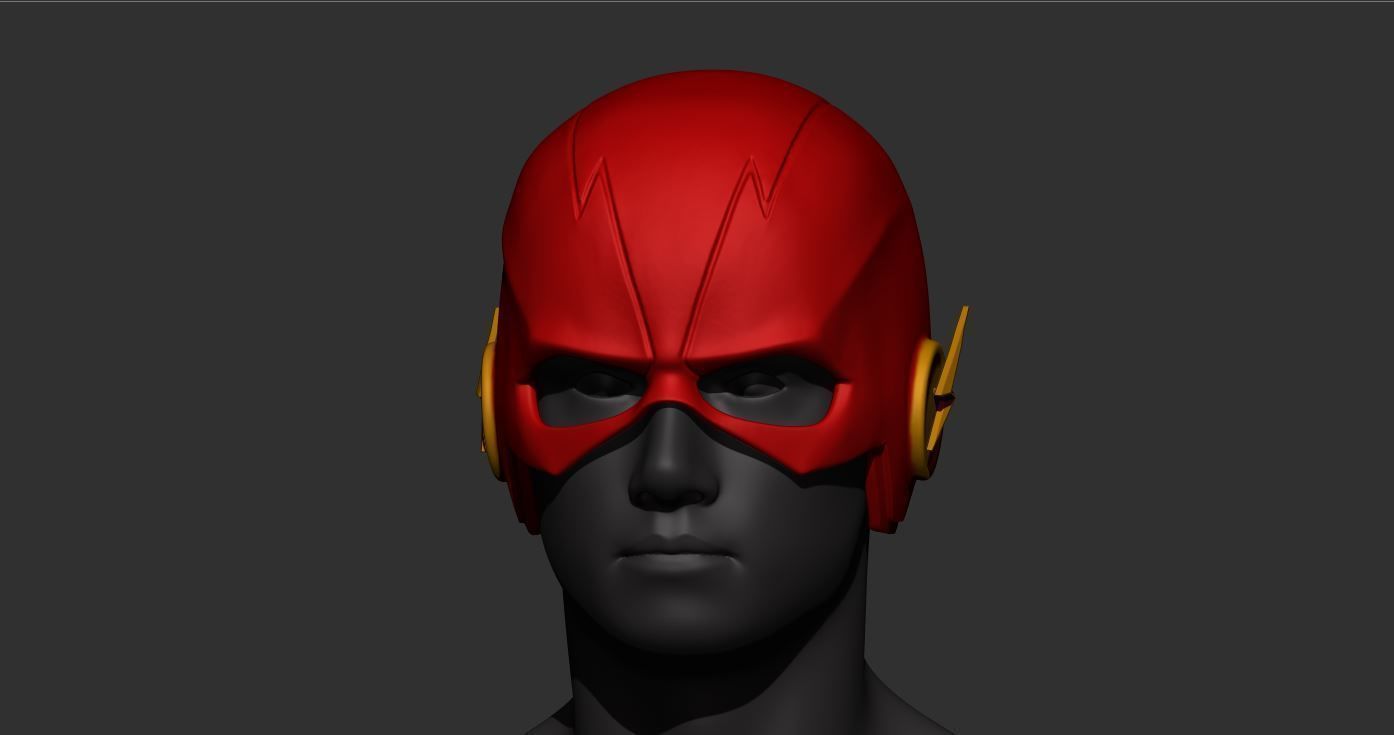 Flash Helmet ss5 3D model 3D printable | CGTrader