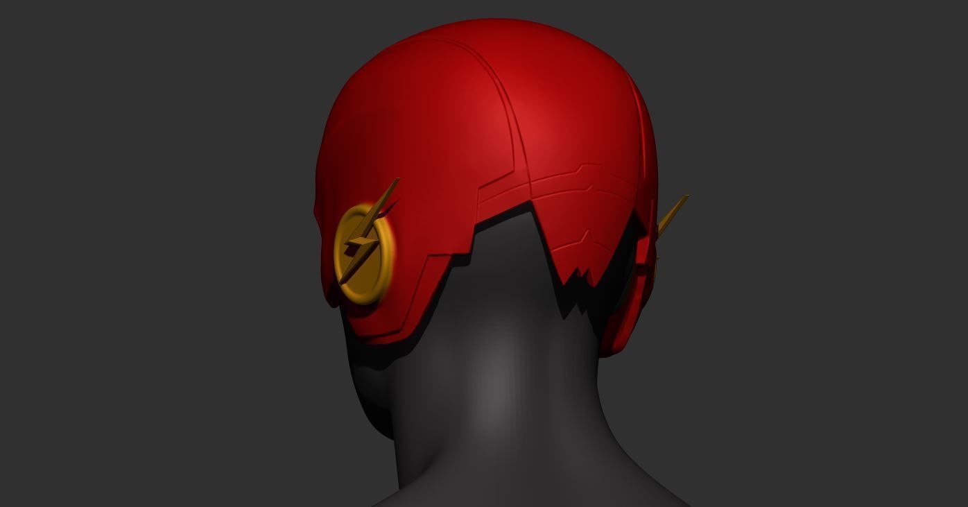 Flash Helmet ss5 3D model 3D printable | CGTrader
