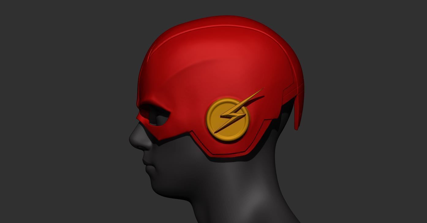 Flash Helmet ss5 3D model 3D printable | CGTrader