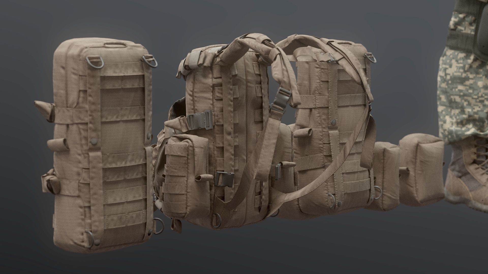 SOLDIER complete Pack 3D model | CGTrader