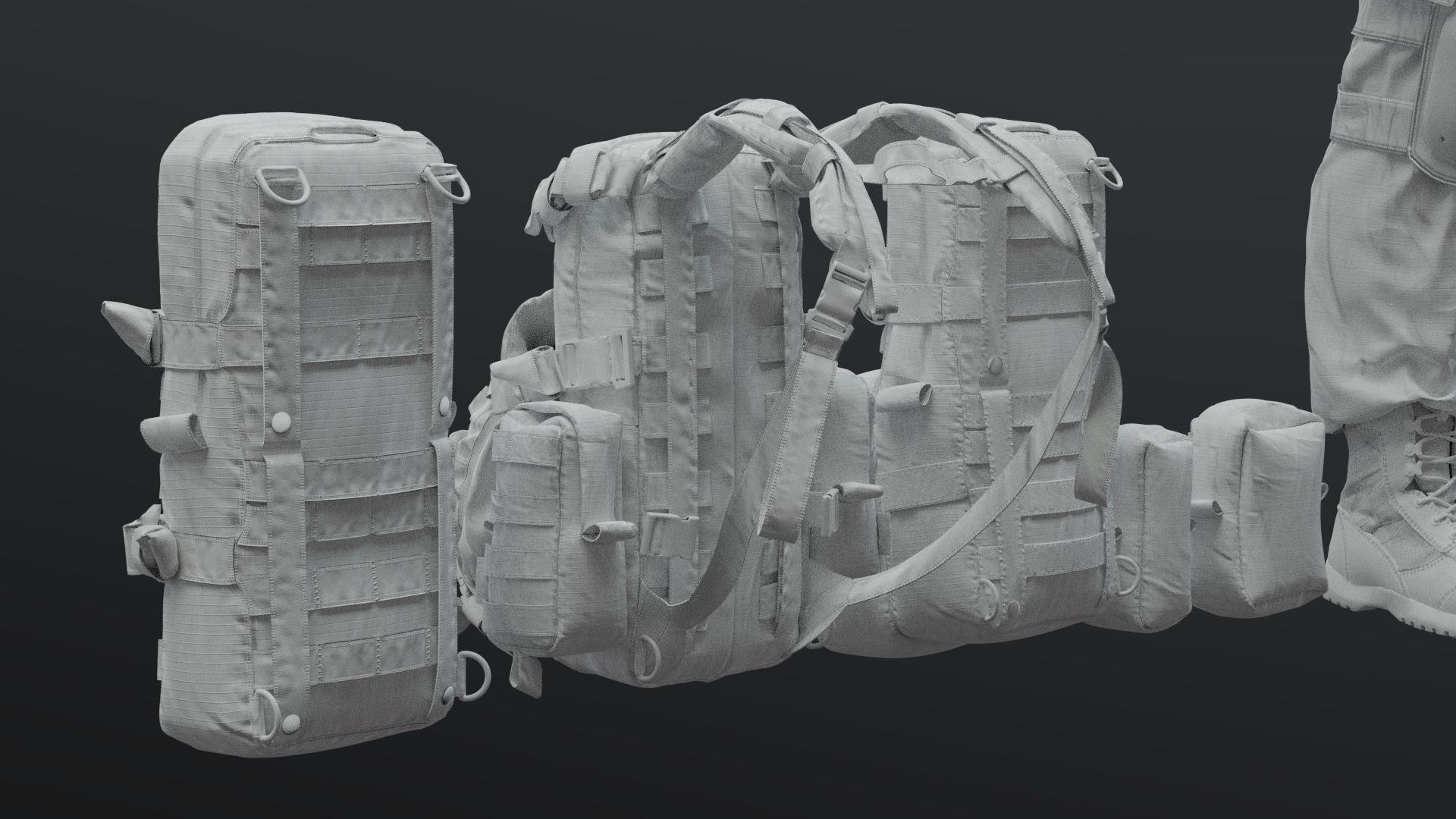 SOLDIER complete Pack 3D model | CGTrader