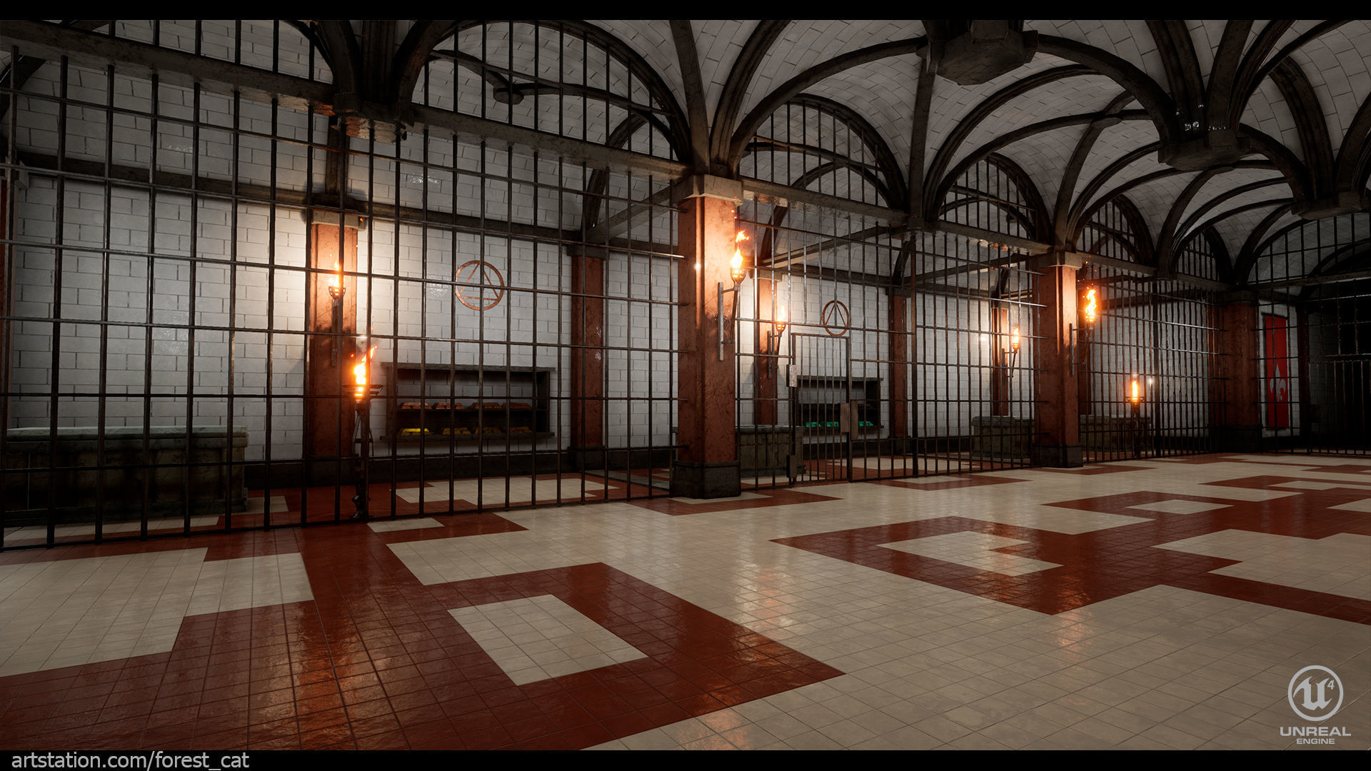 3D model UE4 Modular Palace Dungeon A VR / AR / low-poly | CGTrader
