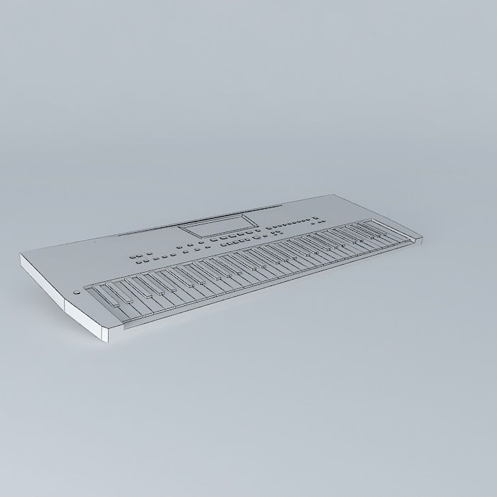 Roland EM-15 keyboard Synthesizer free 3D model | CGTrader