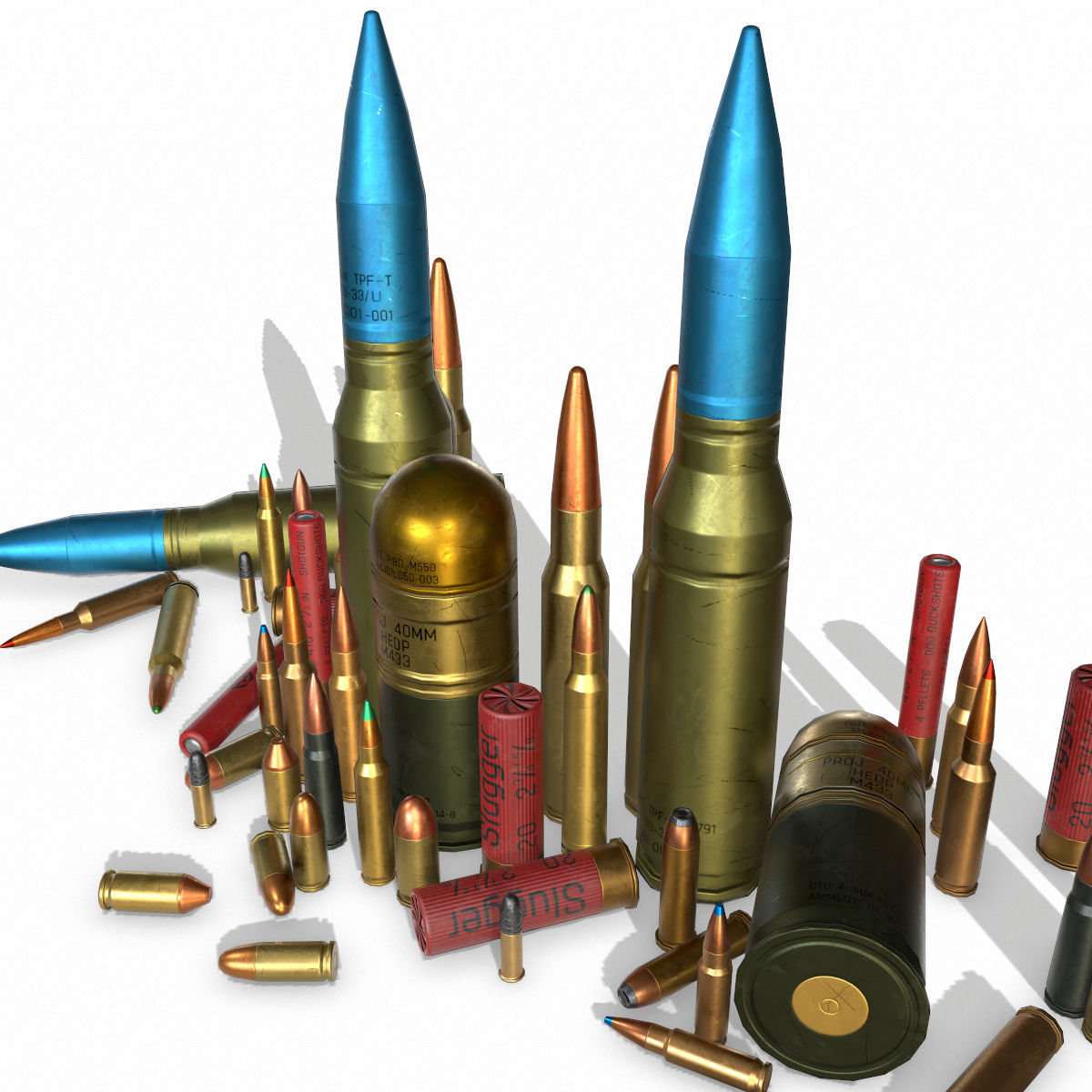 3D model Ammo Pack VR / AR / low-poly | CGTrader