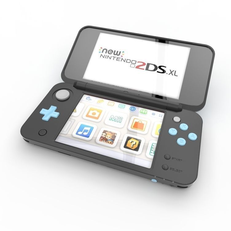 Nintendo 2DS XL 3D model | CGTrader