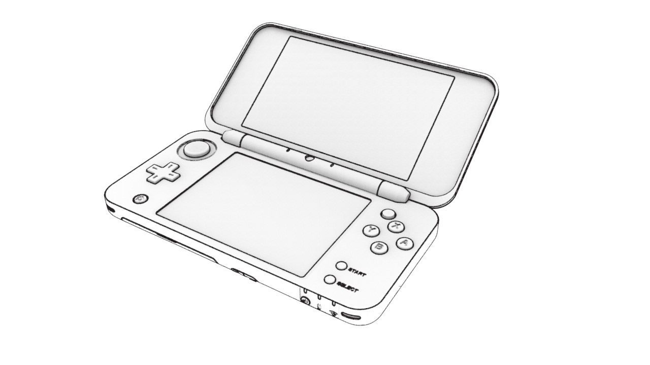 Nintendo 2DS XL 3D model | CGTrader