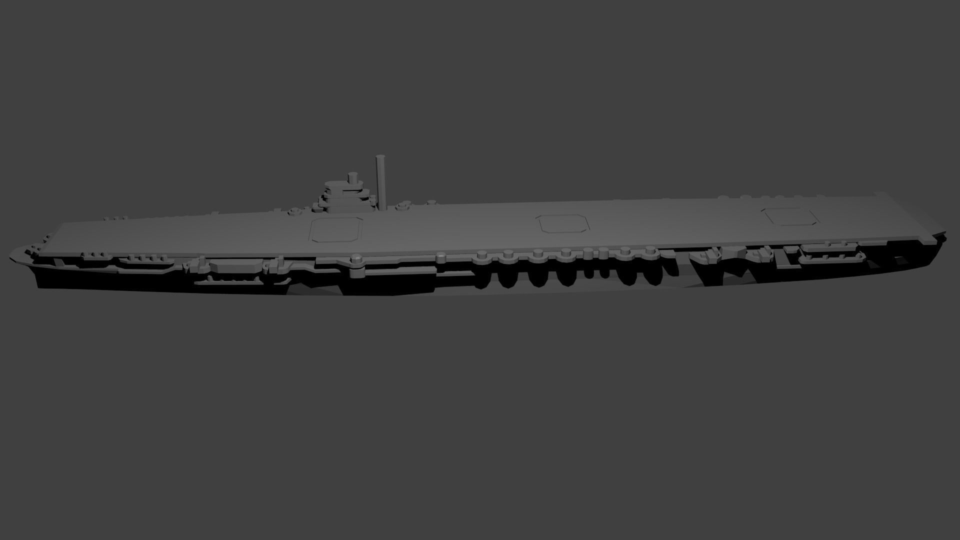 Japanese Shokaku Class Aircraft Carrier 3D model 3D printable | CGTrader